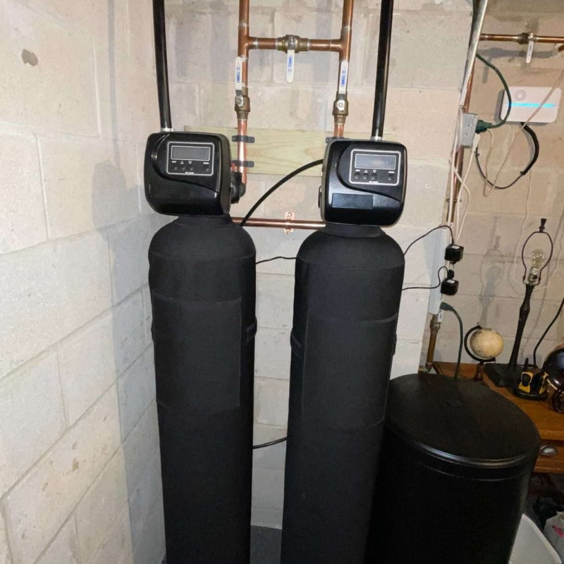 Clack Water Softener with Carbon & Sediment Filter